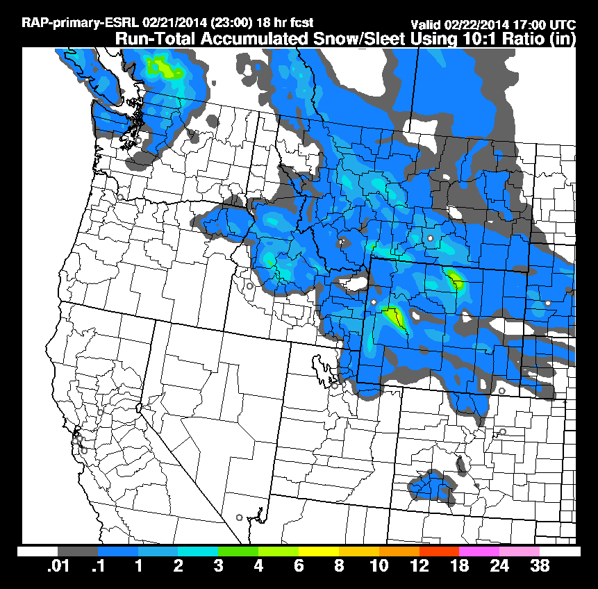 Cliff Mass Weather Blog: Lowland Snow over Washington this Weekend?