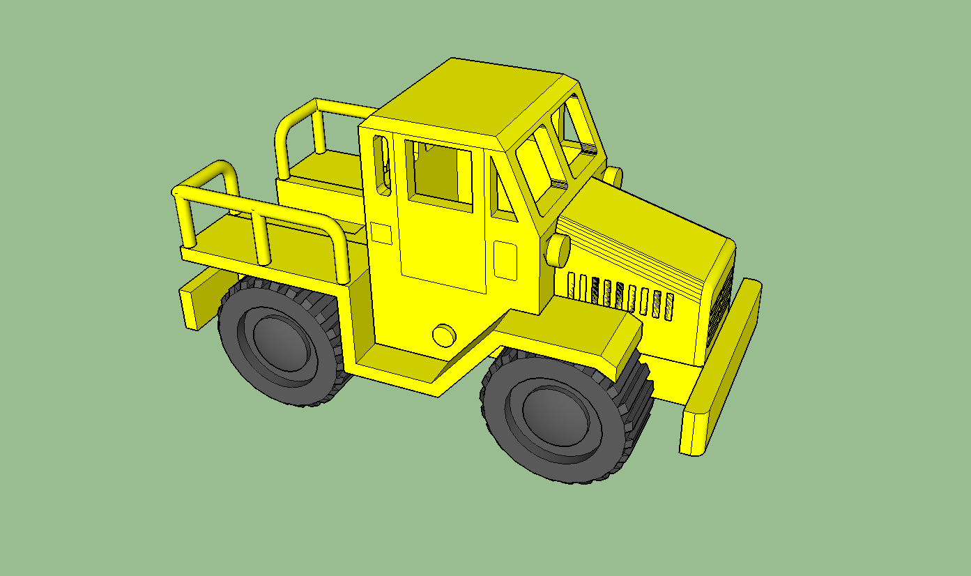 Tea and Tank: Coleman MB-4 tug tractor for US-Air Force