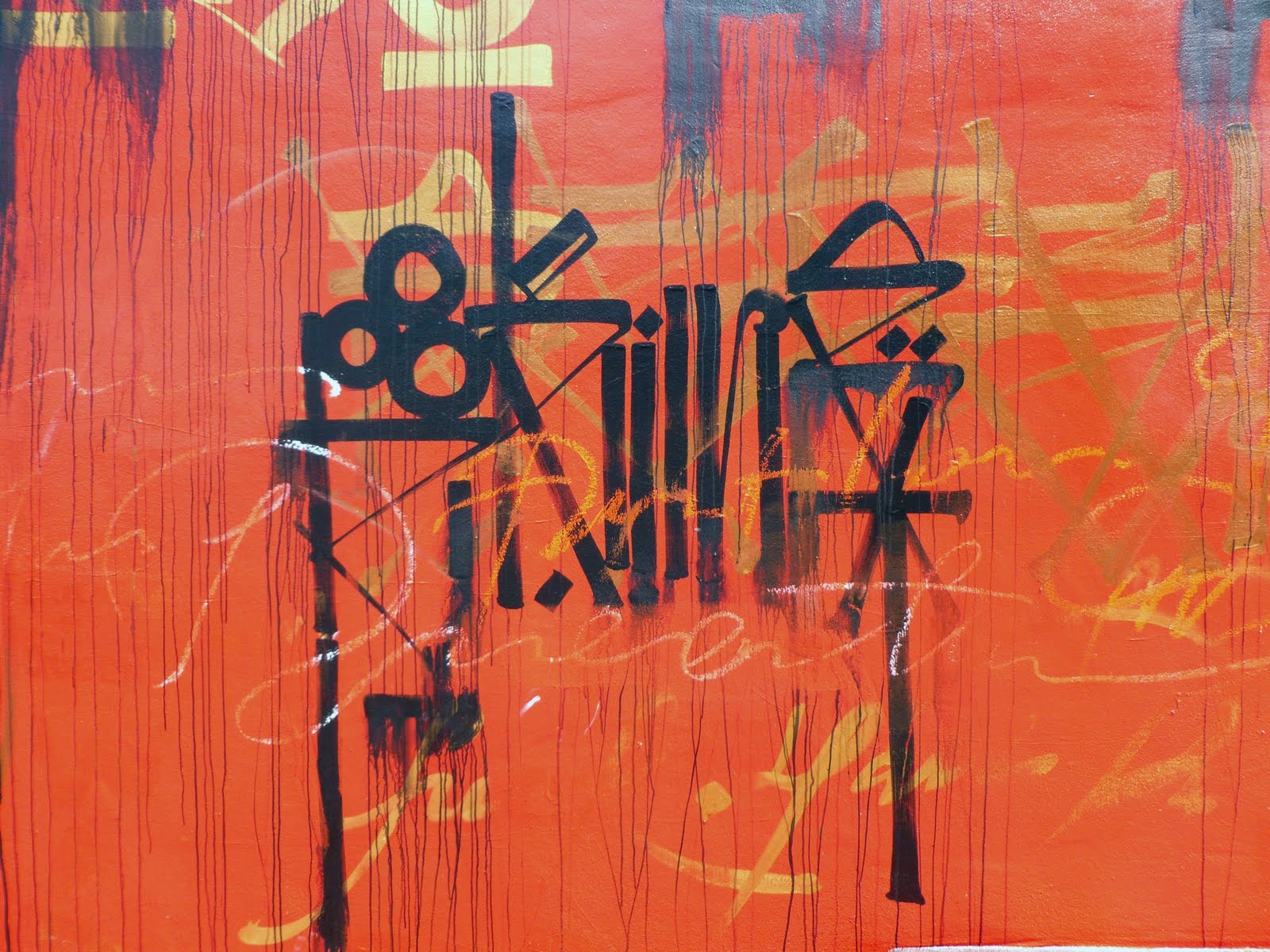 RETNA New Mural In Progress, Miami – StreetArtNews