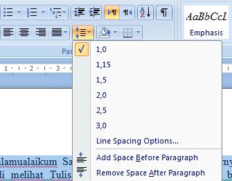 Cara Mengatur Line Spacing agar Tulisan Rapi dan Bagus di Lembar ...