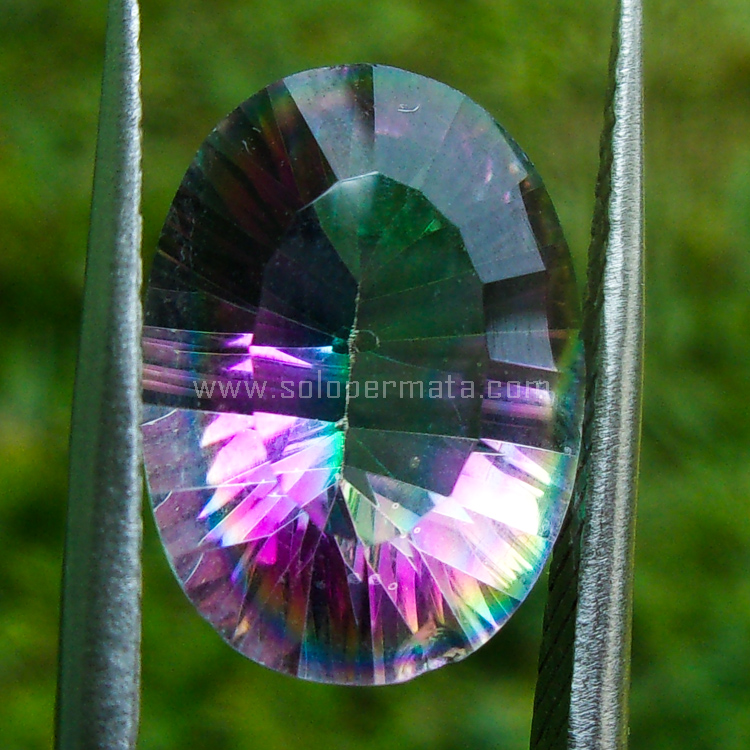 Batu Permata Mystic Quartz - SP819 | Batu Moldavite | Toko Batu Akik ...