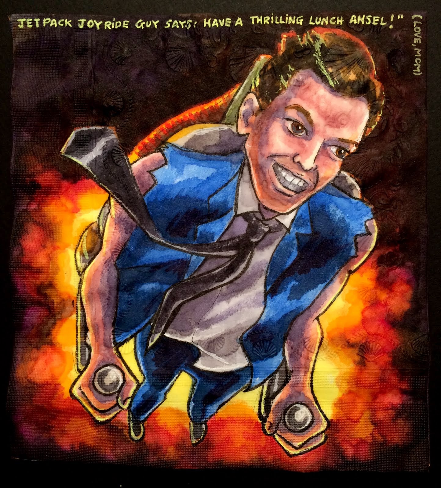 Jetpack Joyride Barry Drawing