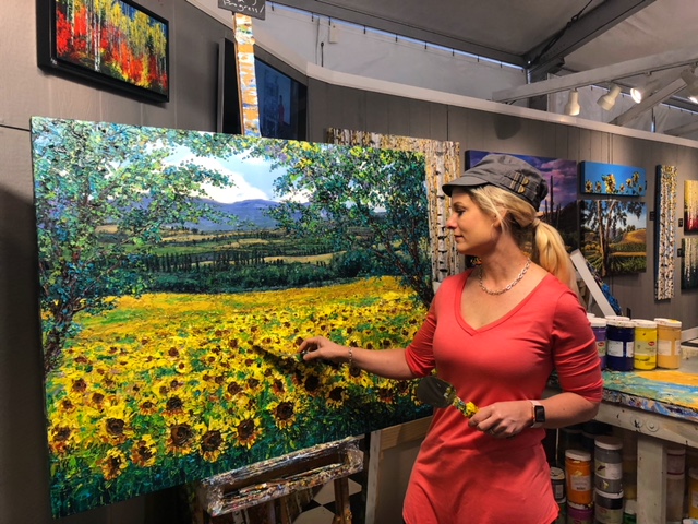 Aspen Paintings by Contemporary Aspen Artist Jennifer Vranes, Birch ...