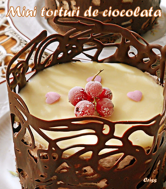 Arome si culori : Mini torturi de ciocolata