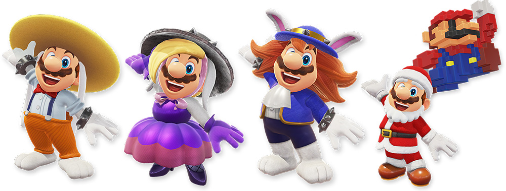 Novas roupas de Super Mario Odyssey (Switch) são descobertas no código ...