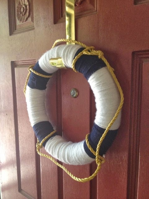 Manic Mama Miles: Ahoy! It's a Boy! - DIY Life Preserver