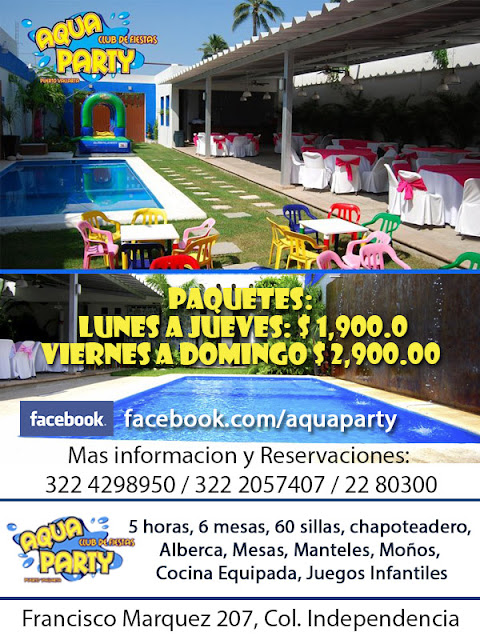Puerto Vallarta y Riviera Nayarit: Salon de fiestas con Alberca en ...