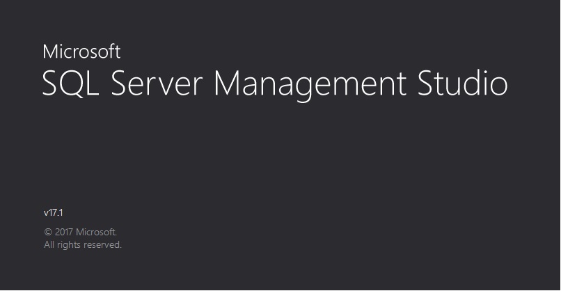 SCRIPTS EM SQL: Microsoft SQL Server Management Studio 17