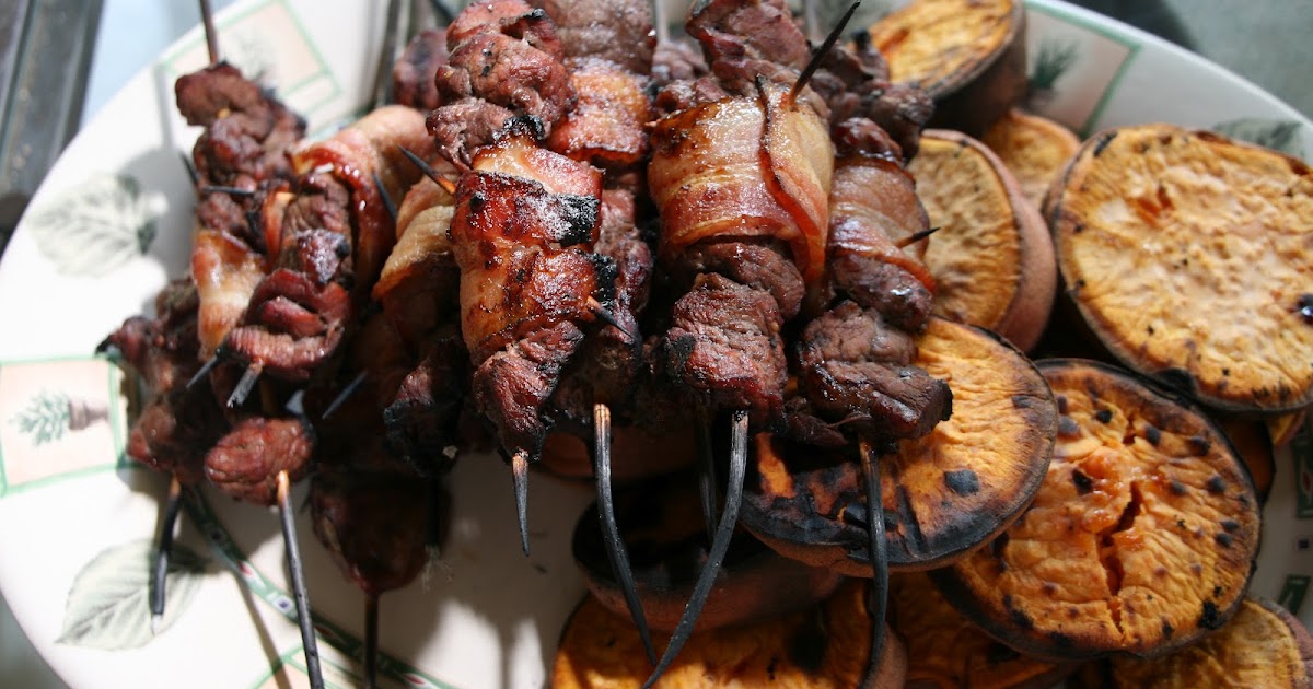 Love from the Kitchen: Tailgate Beef and Bacon Kabobs