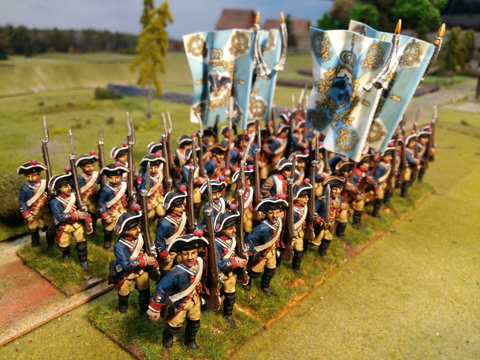 Painting Wargames Figures: 40mm: Two battalions of Prussian IR12 von ...