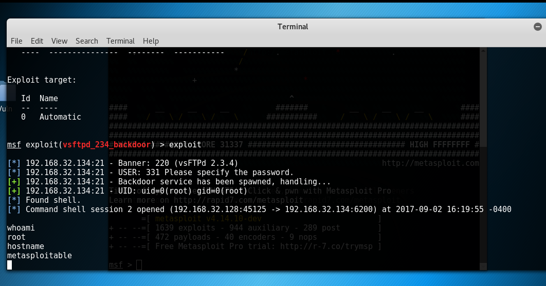 ftp-anon: Anonymous FTP login allowed (FTP code 230) Metasploitable 2 ... ftp-anon: Anonymous FTP login allowed (FTP code 230) Metasploitable 2 ...