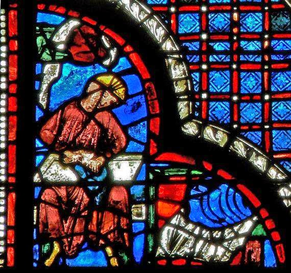Chartres Cathedral Stained Glass Good Samaritan