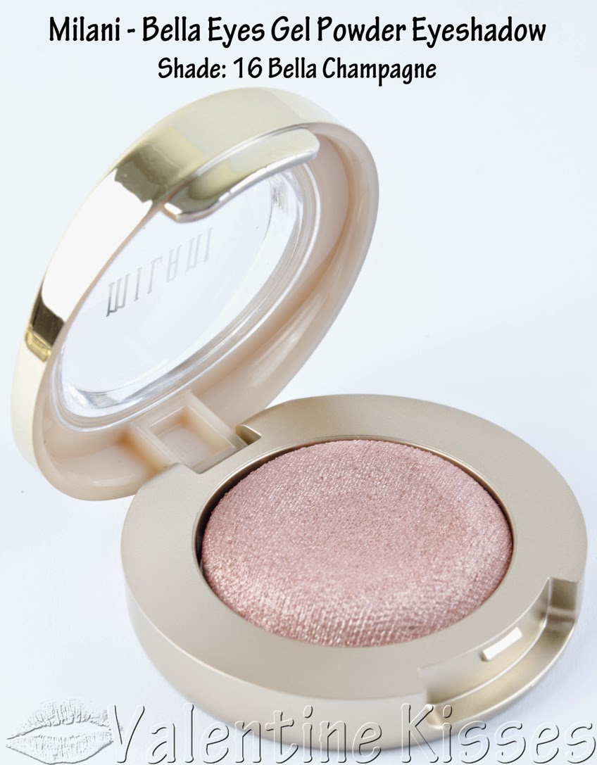 Valentine Kisses: Milani Bella Eyes Gel Powder Eyeshadow - swatches ...