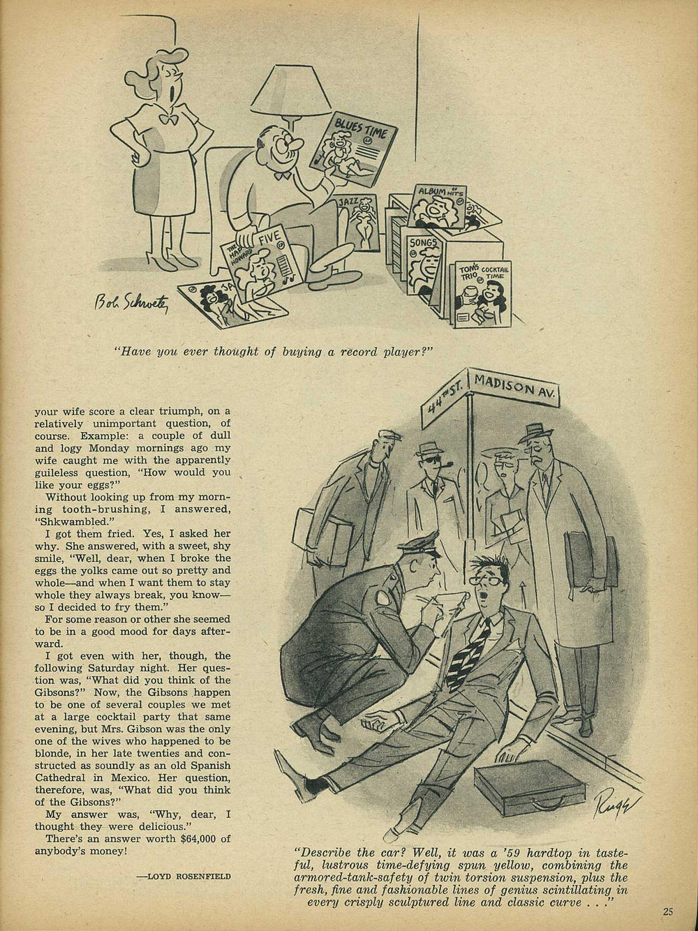 Hairy Green Eyeball 3: 1000 JOKES magazine — complete issue — 1960