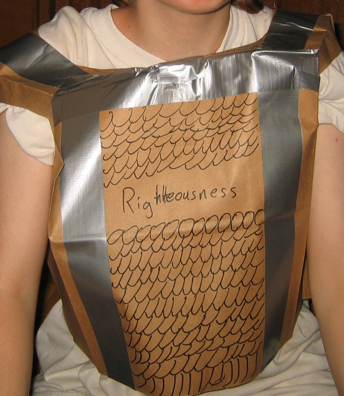 Eagle Nest Mom: Craft: Make a Breastplate of Righteousness - Ephesians ...
