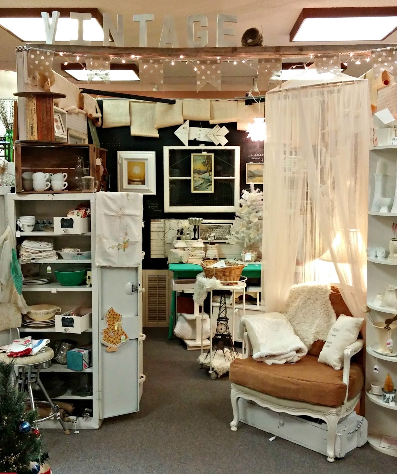 Antique Mall Booth Update - Little Vintage Cottage