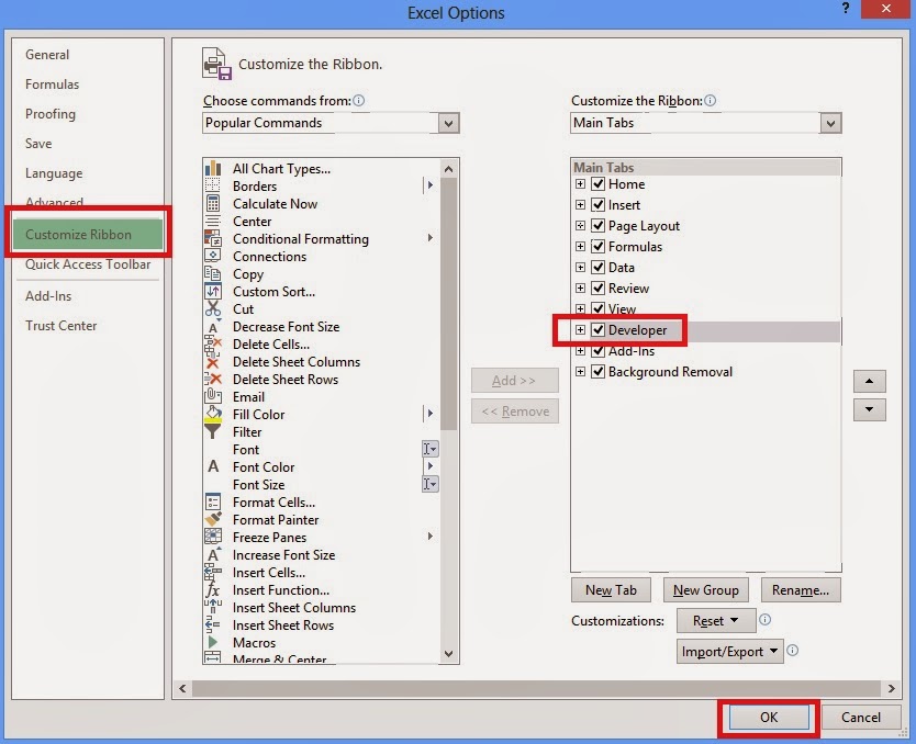 Excel In MS Excel 2nd Edition: Know how to load Developer's ribbon in Excel 2013!