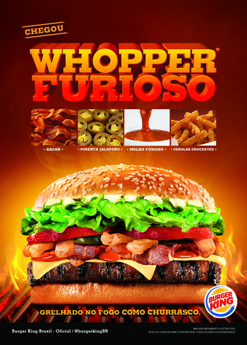 Comer... Beber... E Viver !: Whooper Furioso, Burguer King
