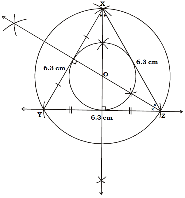 OMTEX CLASSES: 9. Construct the circumcircle and incircle of an ...