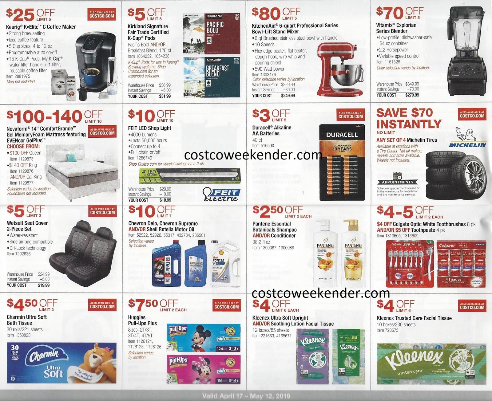Costco April 2019 Coupon Book | Costco Weekender