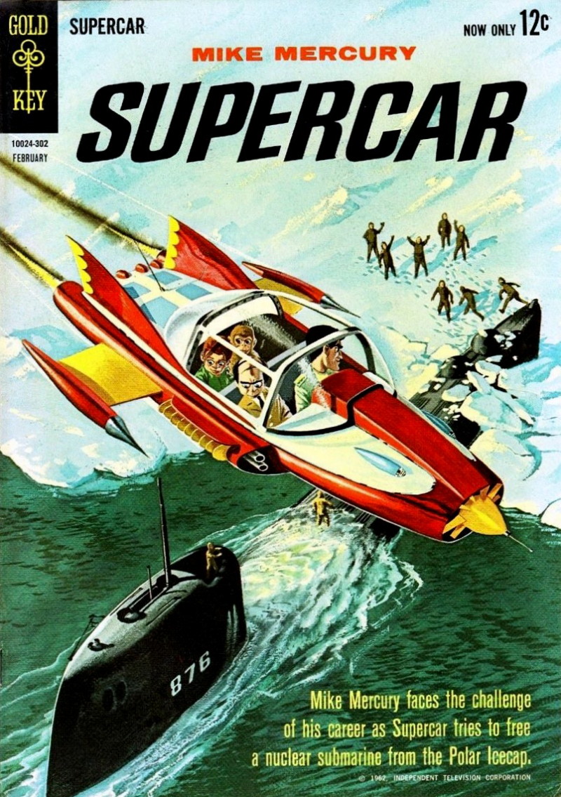 CRIVENS! COMICS & STUFF!: GOLD KEY SUPERCAR COMICS COVER GALLERY...