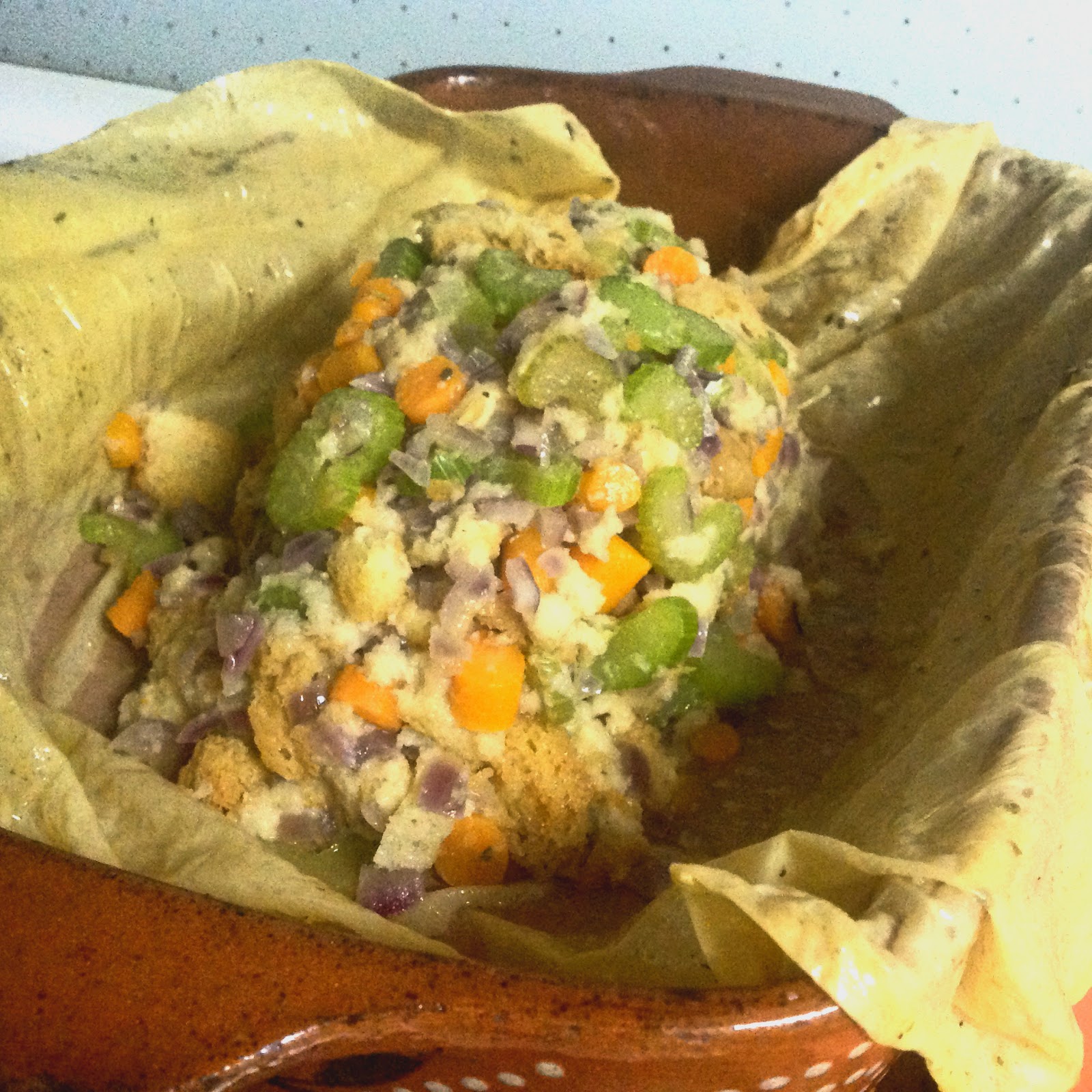 Sparkly Vegan: Peru recheado (vegetal) de Natal