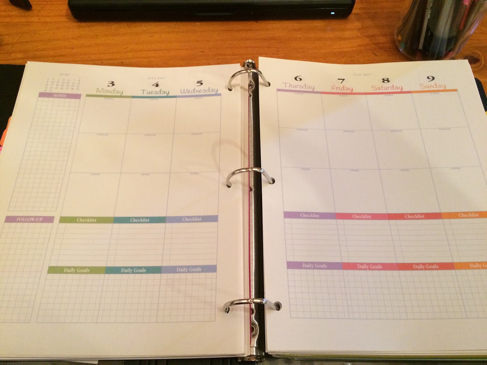 2017 Home Management Binder