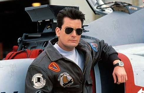 Bespectacled Birthdays: Charlie Sheen (from Hot Shots!), c.1991
