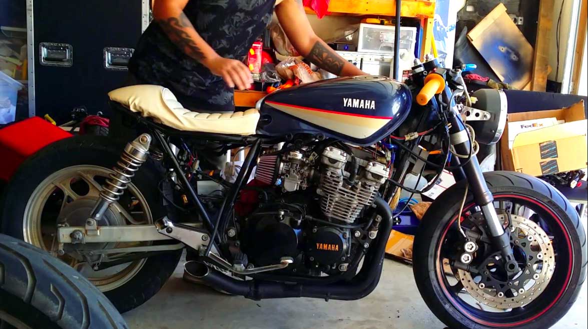 1990 Yamaha Radian Cafe Racer Modification - Yamaha Old Bikes List
