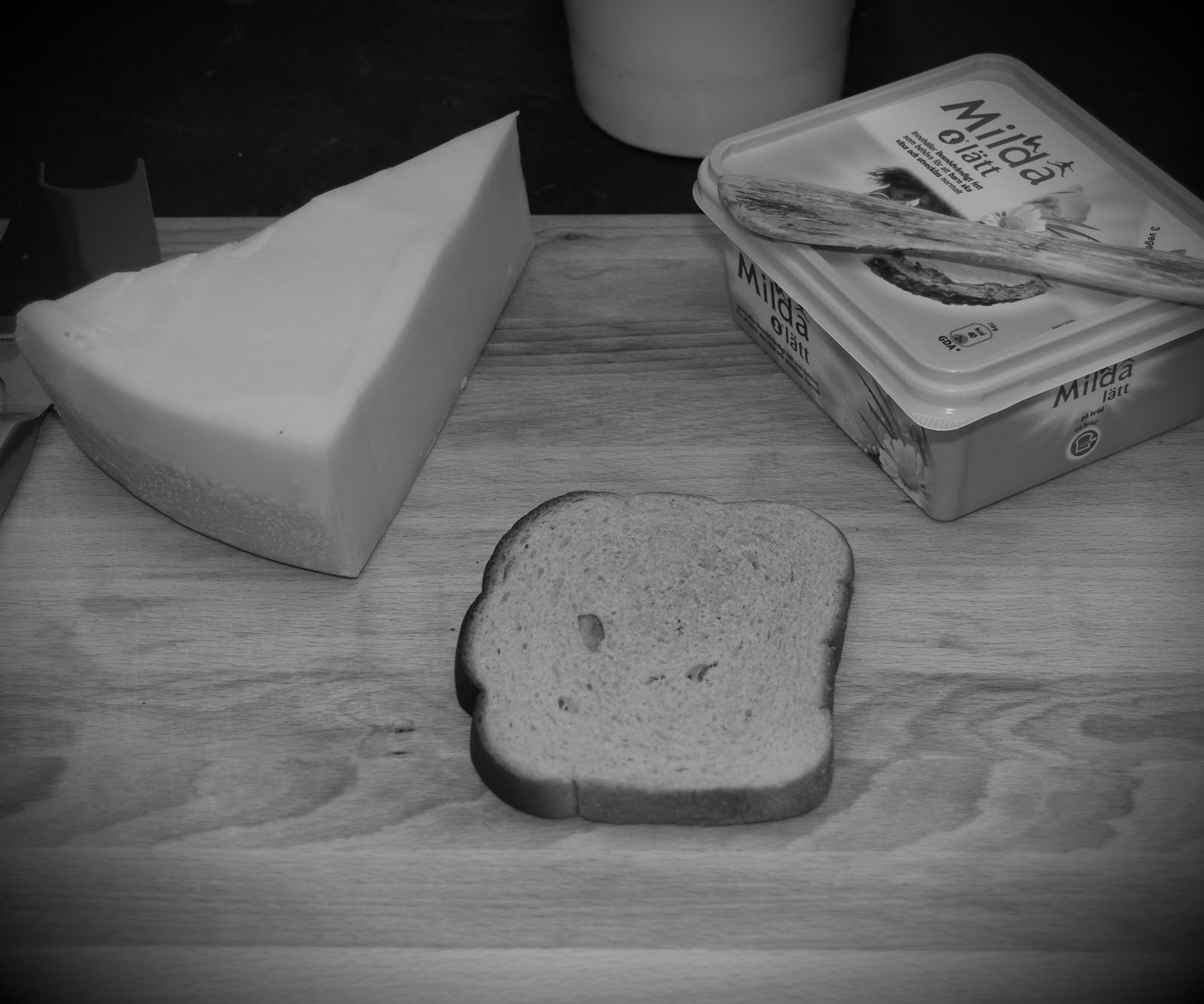 Fantastiskt baconlindat!: Baconlindad ostmacka