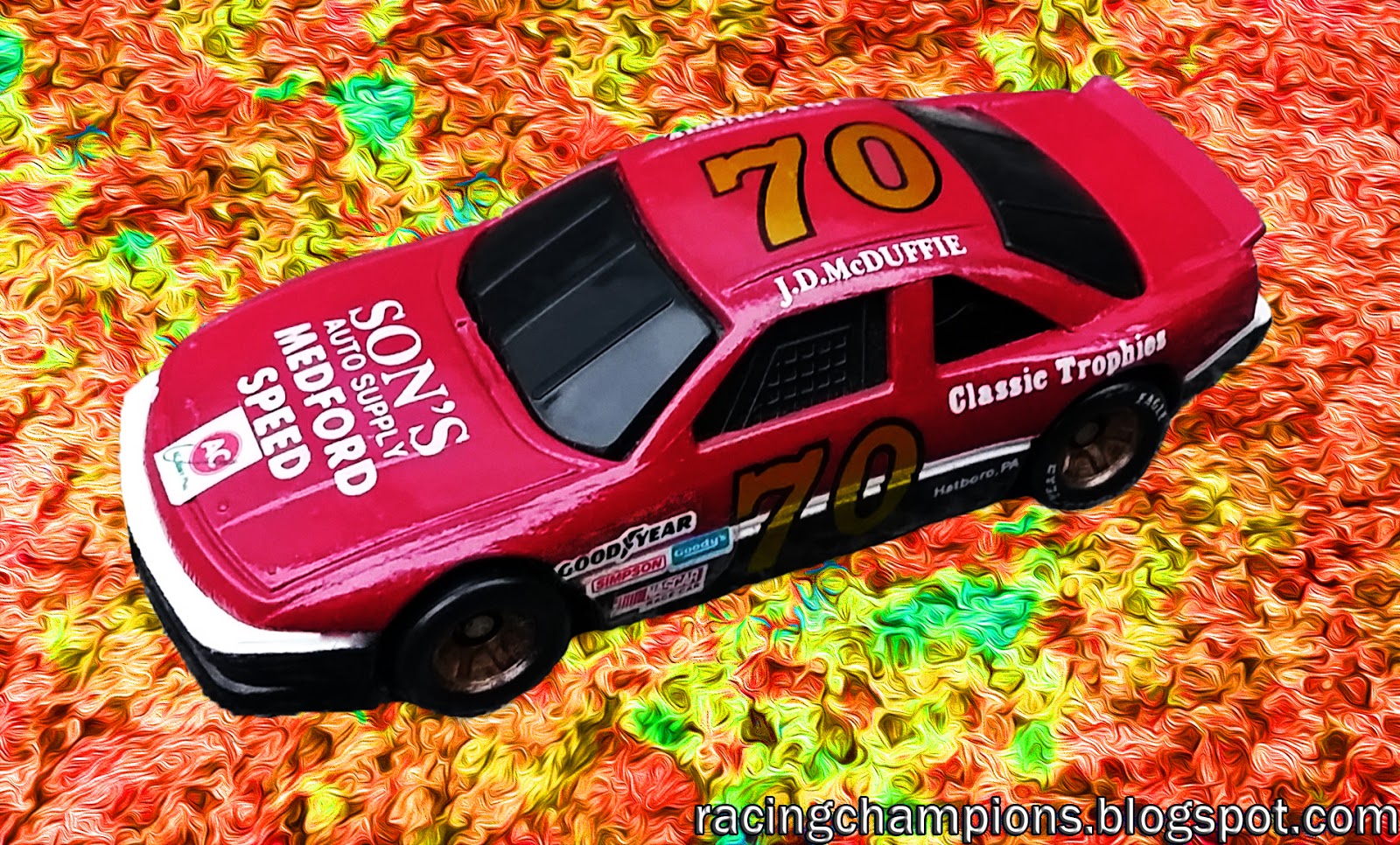 NASCAR Racing Champions Blog: J.D. McDuffie #70 Son's Auto Supply ...