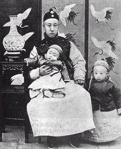 Puyi, the last Emperor of the Qing Dynasty, working for the Beijing ...