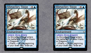 Magic the Gathering Adventures: [Standard] Monastery Siege and Stubborn ...