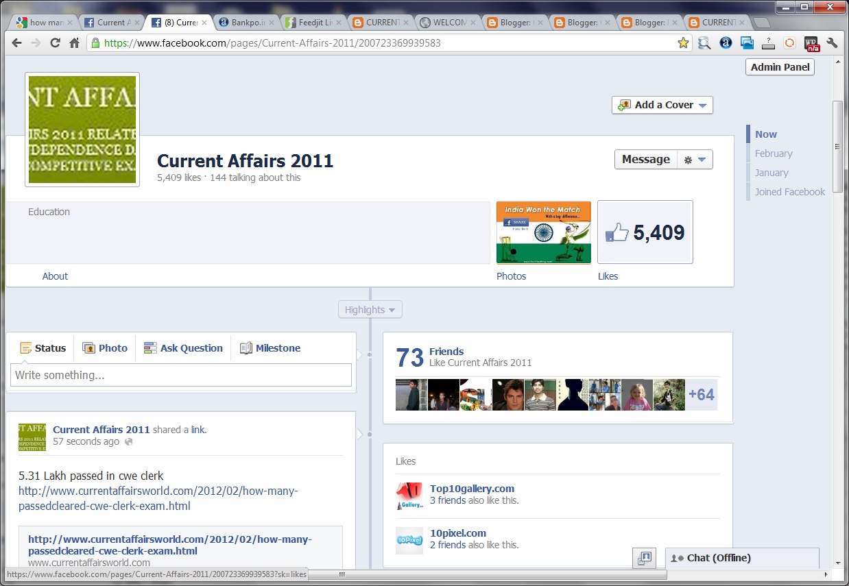 ON 30 MARCH 2012 FACEBOOK PAGE LAYOUT WILL CHANGE | CURRENT AFFAIRS ...