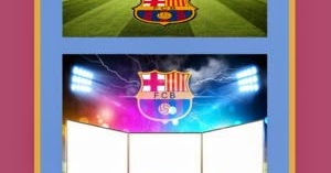 5 creativos marcos para fotos del Fútbol Club Barcelona | Photo Frames