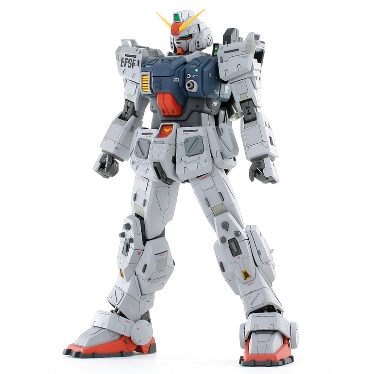 GUNDAM GUY: MG 1/100 Gundam Ground Type - Customized Build