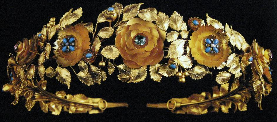 Marie Poutine's Jewels & Royals: Gold Wreath Tiaras