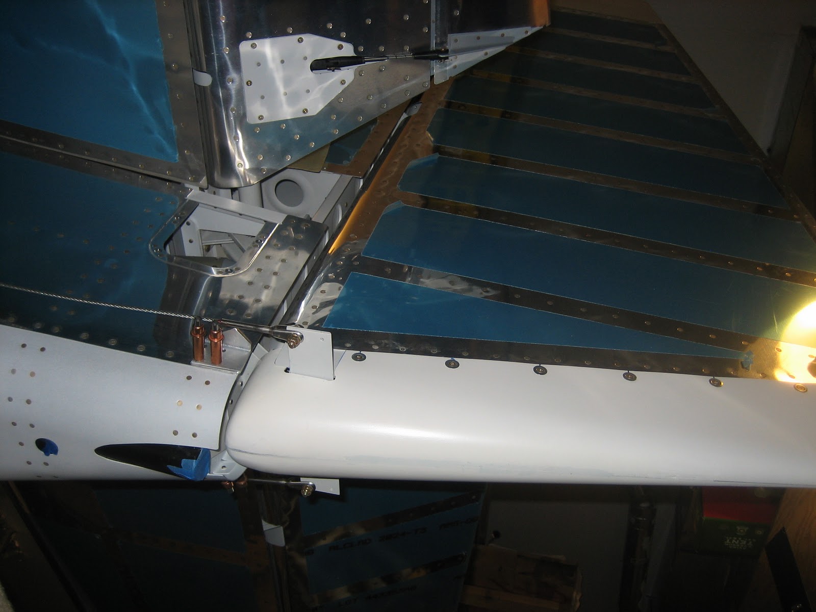 Chad and Bekah's RV-7: Continued EMP, Vertical Stab and Rudder Bottom ...