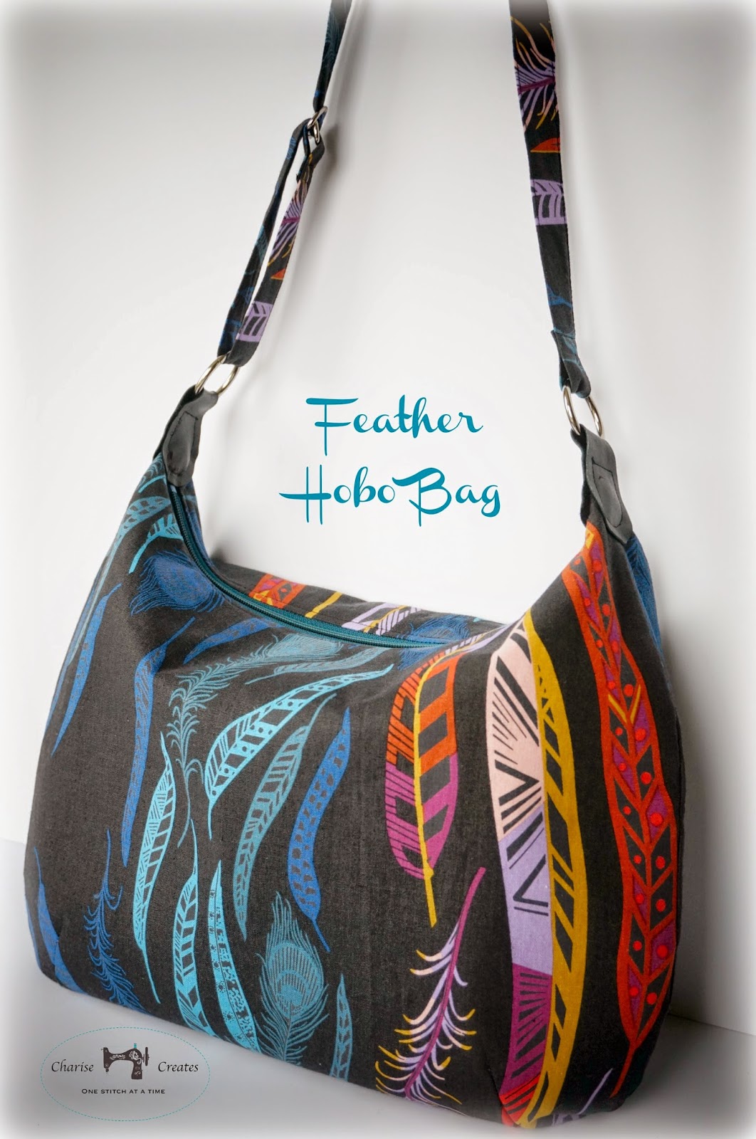 Charise Creates: Feather Hobo Bag - Work in Progress Wednesday
