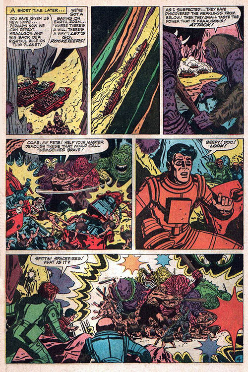 BEACH BUM COMICS : BLAST-OFF PRESENTS -- THE THREE ROCKETEERS