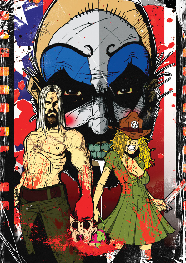 SCHEME 9: A Sketch a Day: the DEVILS REJECTS