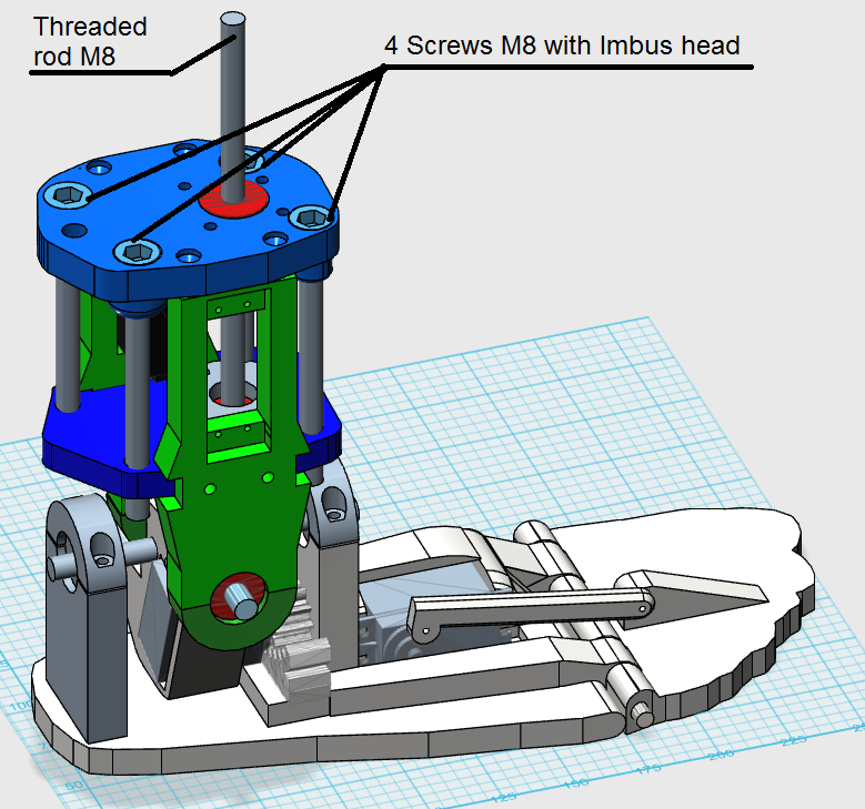 Andrejova robotika: InMoov Foot - Ankle. Parts & Instructions (ENG)