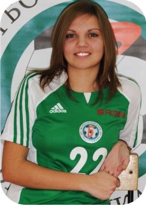 Pretty Girls Playing Football