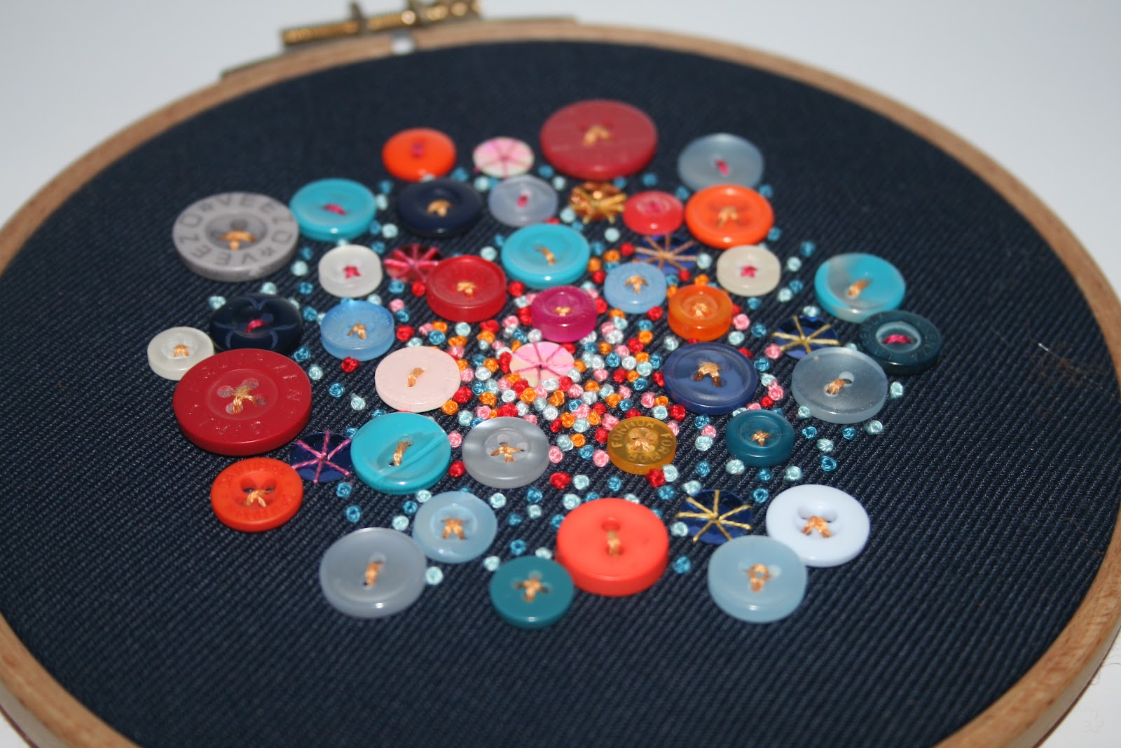 Hello world!: Cellular Inspired Embroidery