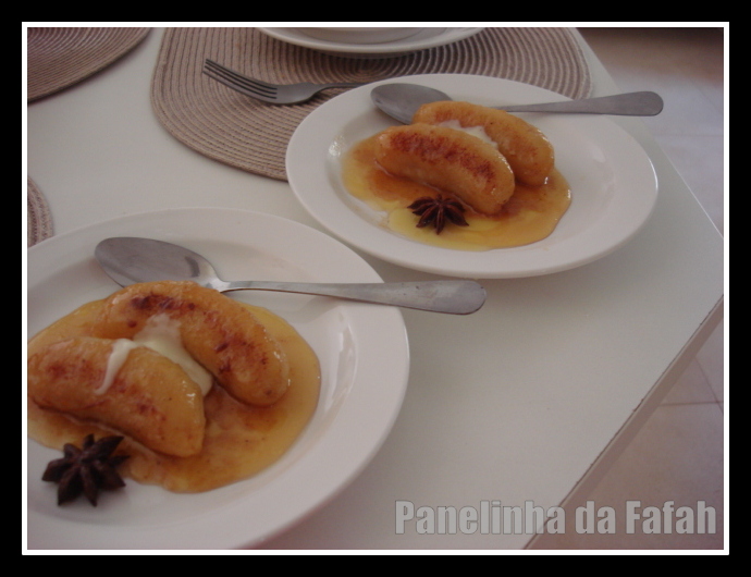 Panelinha da Fafah: Banana Maçã com Mel Karo