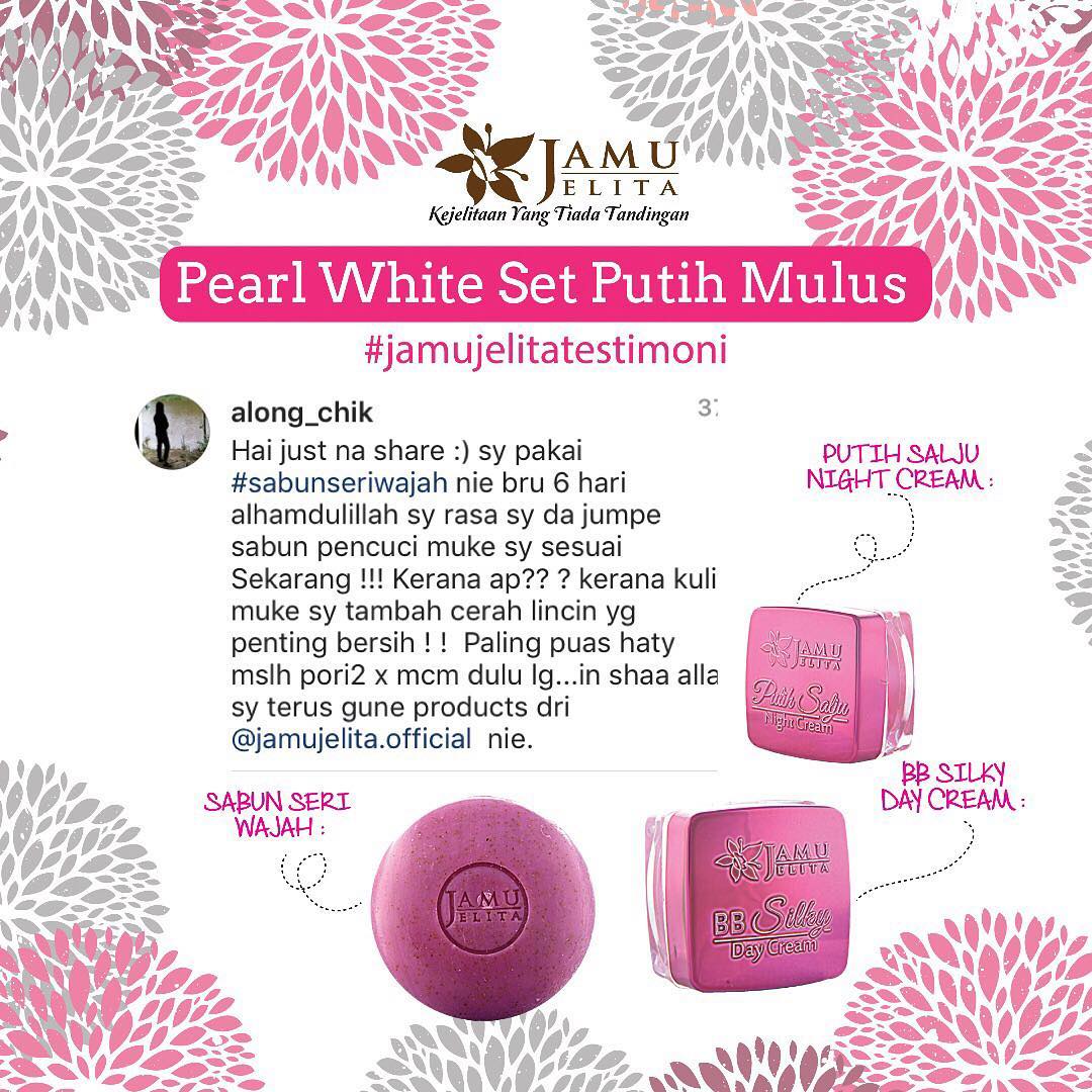 PEARL WHITE SET PUTIH MULUS 3 IN 1 JAMU JELITA | BEAUTY KIOSK