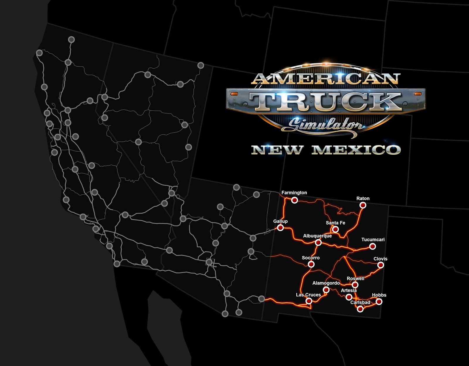 Disponível a Nova DLC do Novo México Para ATS 1.29! - American Truck ...