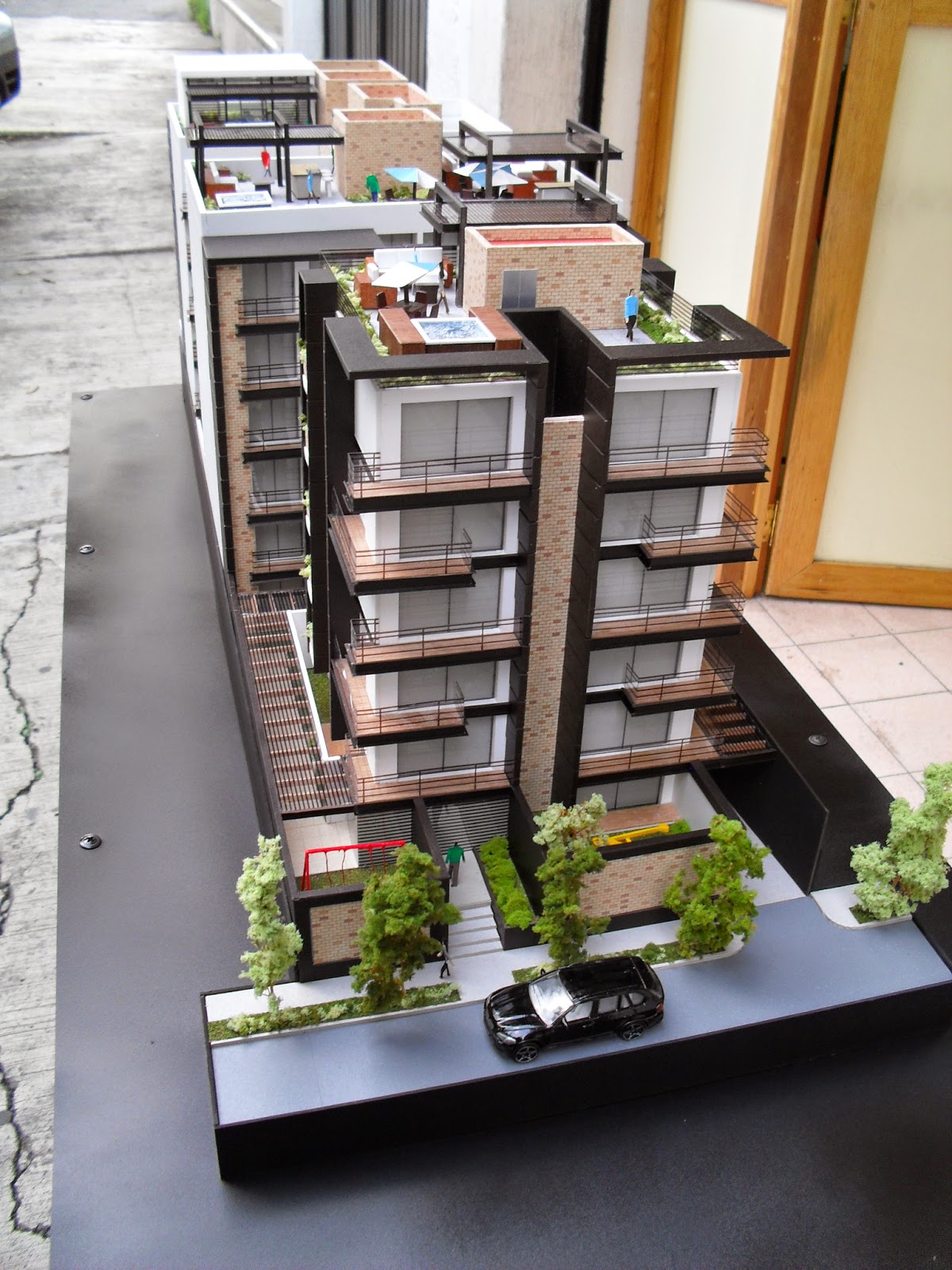 Maqueta de Edificio de Departamentos