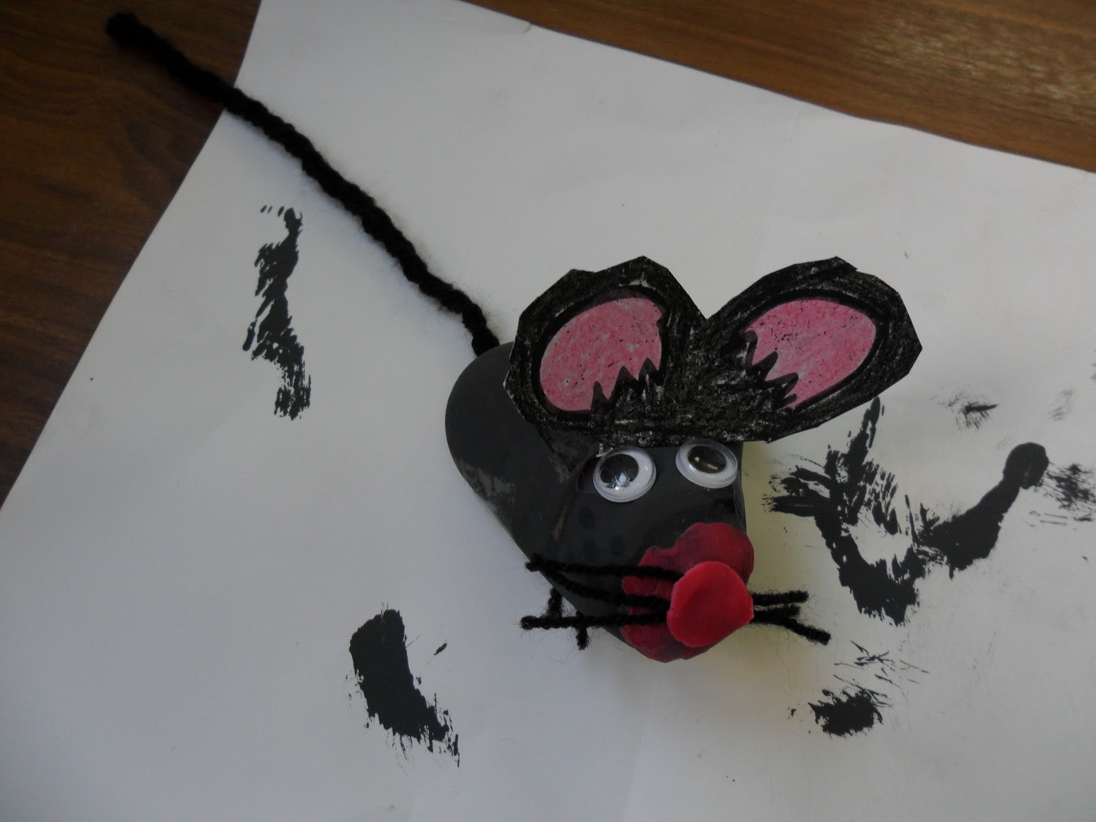 asómate a mi clase: MANUALIDAD DE UN RATÓN