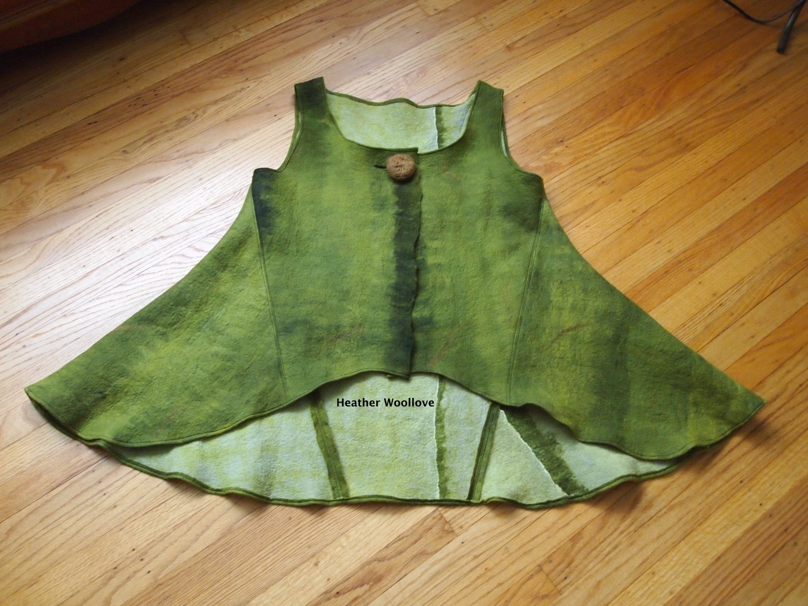 Wool love-functional fiber art: My Own Couture Garment- Part 2